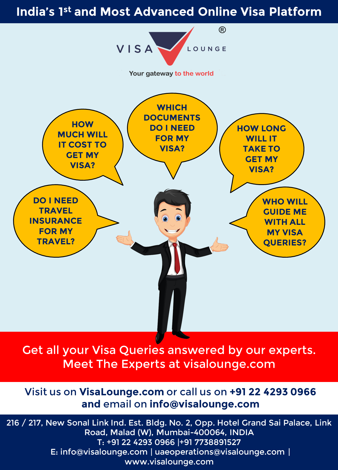 Login at Visa Lounge & Start Applying for Visa